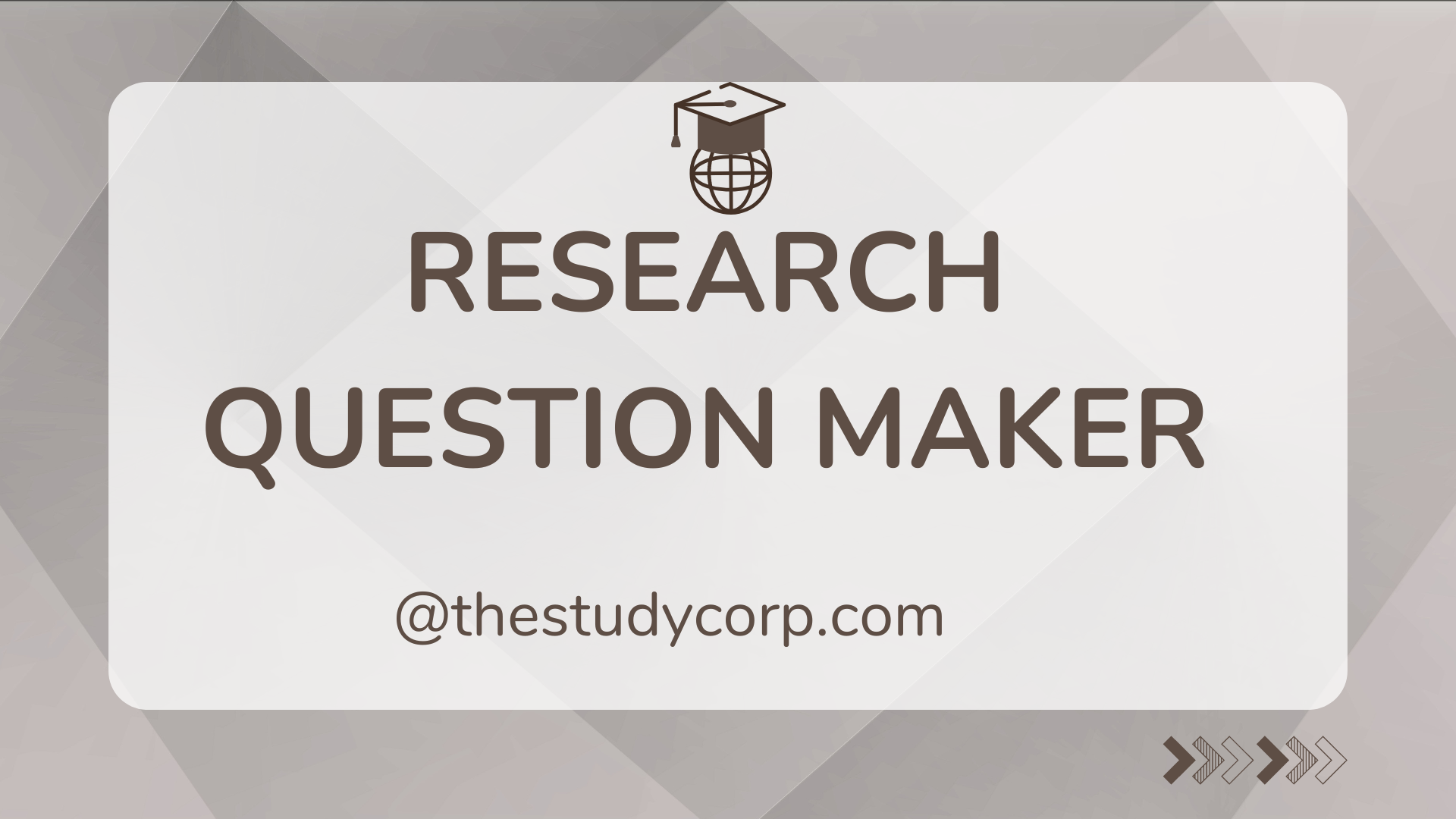 Free Research Question Maker Free Research Question Maker