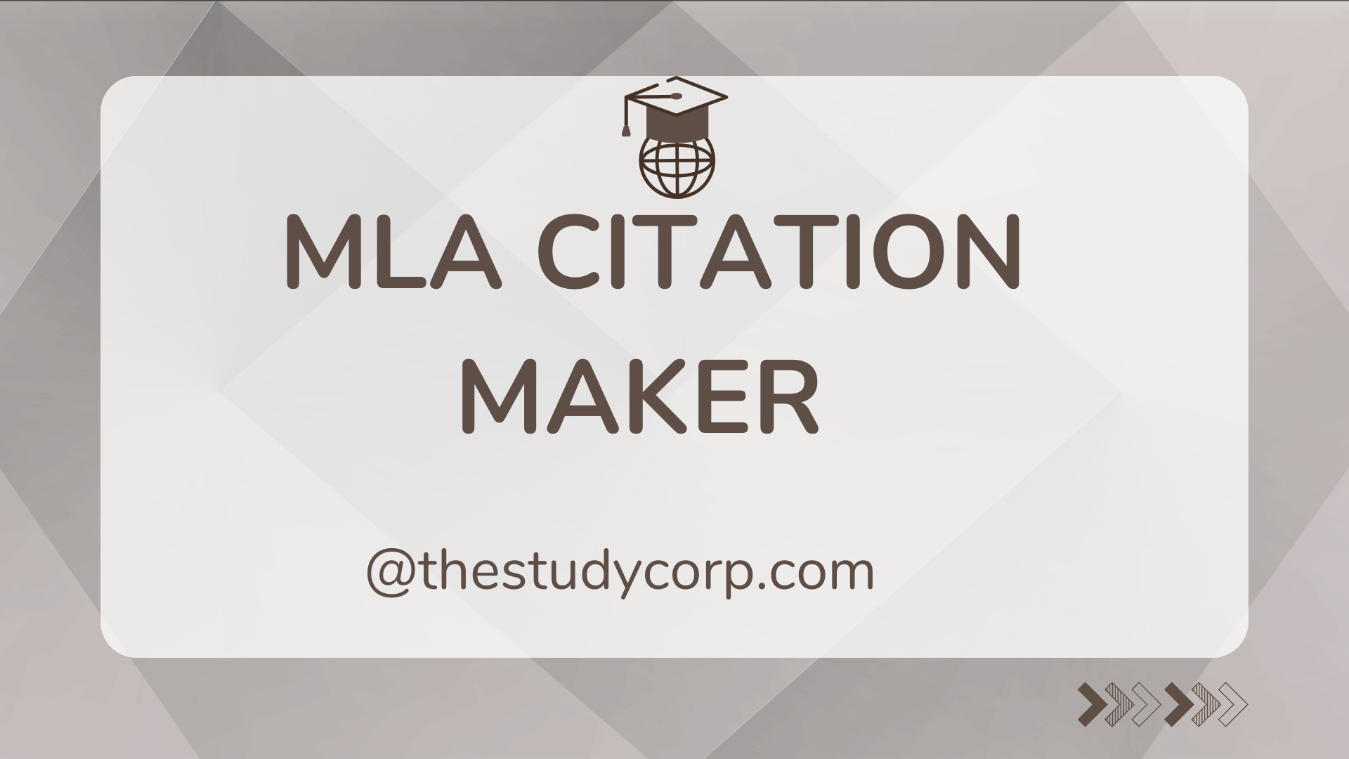 Free MLA Citation Maker