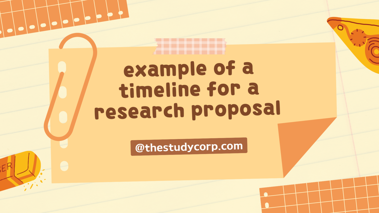 Example Of A Timeline For A Research Proposal Template