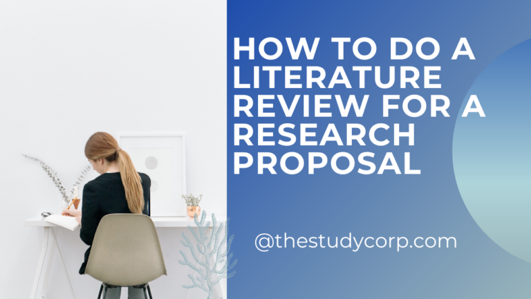 How To Do A Literature Review For A Research Proposal