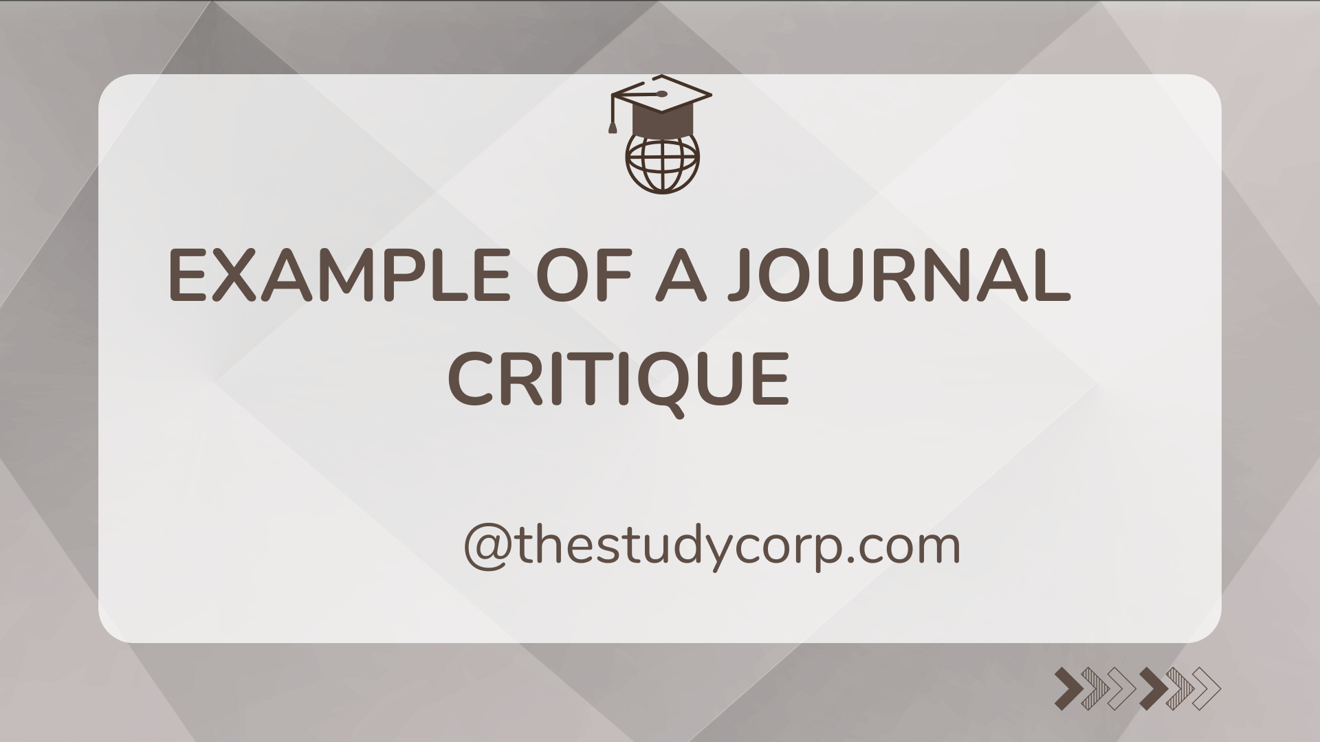 Example Of A Journal Critique: A Step-by-Step Guide