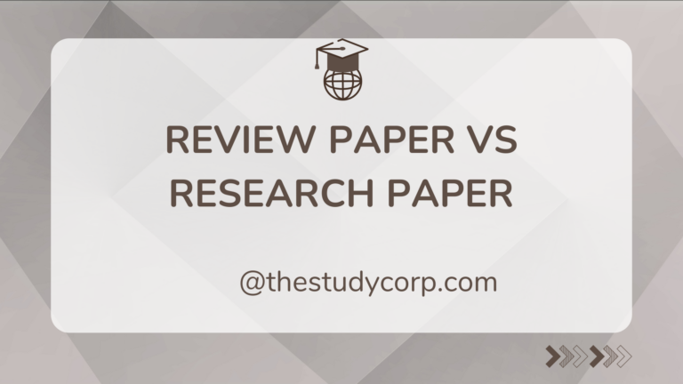 Review Paper Vs Research Paper: The Main Differences